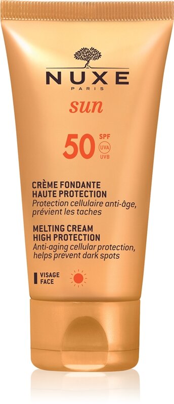 Nuxe Солнцезащитный крем для лица SPF 50 Sun Melting Cream High Protection, 50 мл