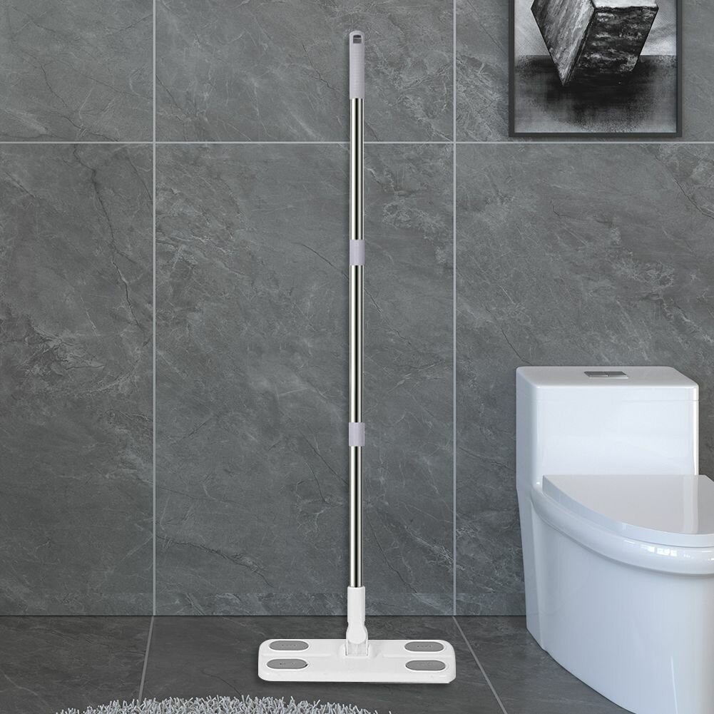 Швабра с электростатическим эффектом и одноразовыми салфетками, поворот на 360