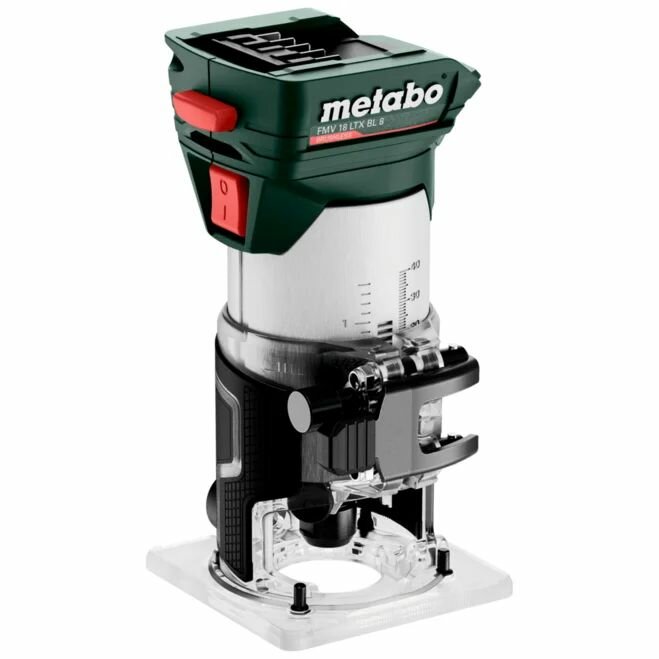 Аккумуляторный oбpезнoй фрезер Metabo FMV 18 LTX BL 8 + MetaBox — фото 1