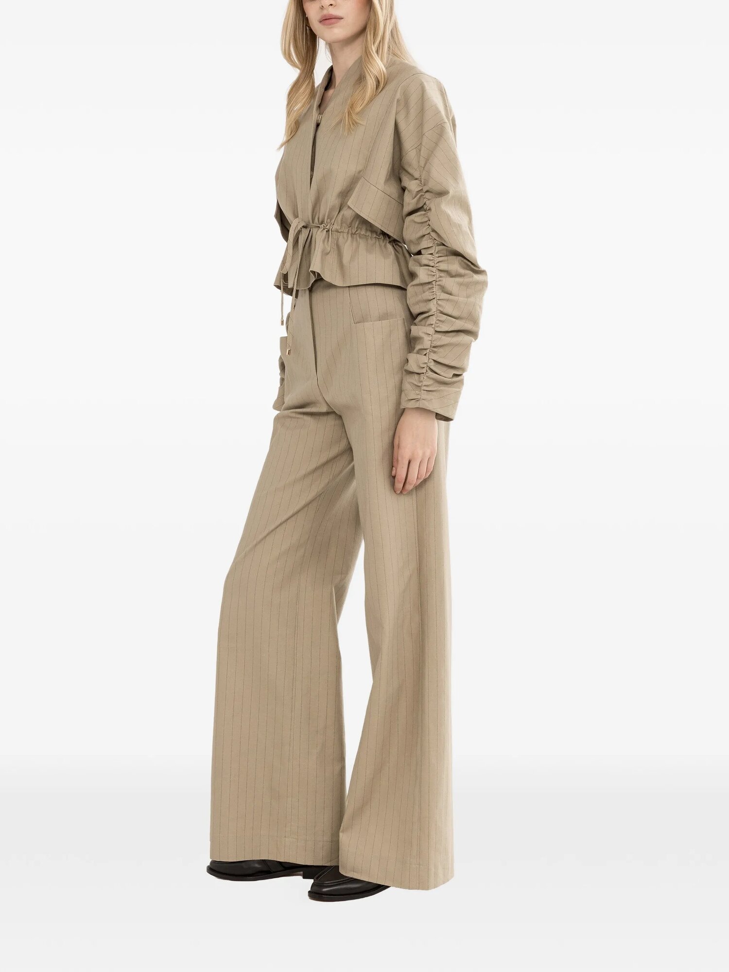 Брюки Nissa Pinstripe trousers, размер 42, разноцветный — фото 1