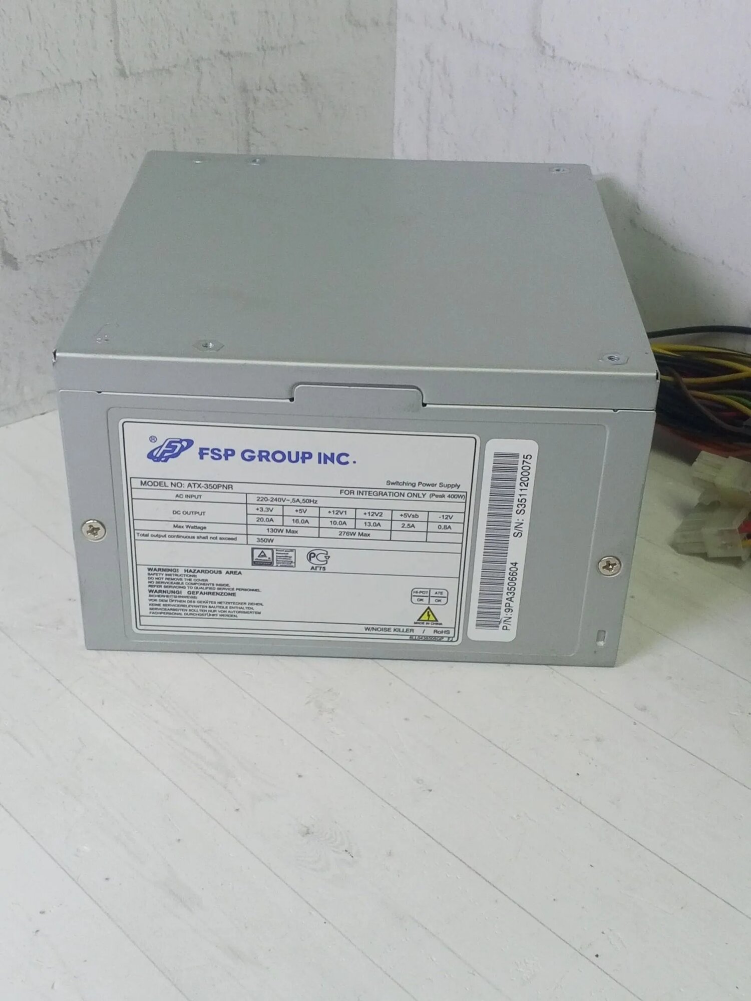 Блок питания FSP ATX-350PNR 350W