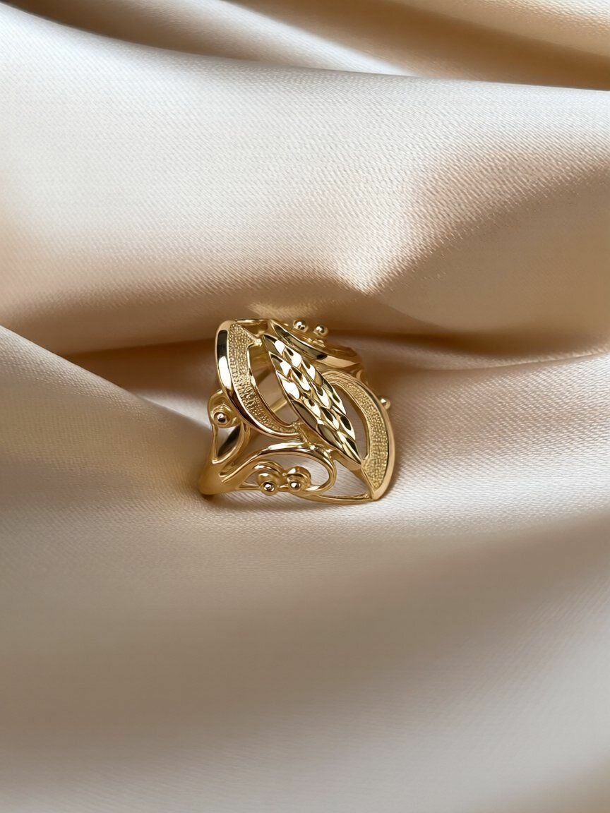 Кольцо тонкое, серебро, 925 проба