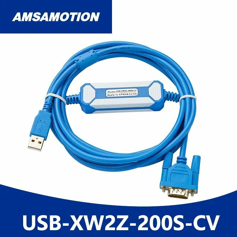 Кабель для программирования USB-XW2Z-200S-CV Подходит для ПЛК серии Omron CQM1/C200HE/CS