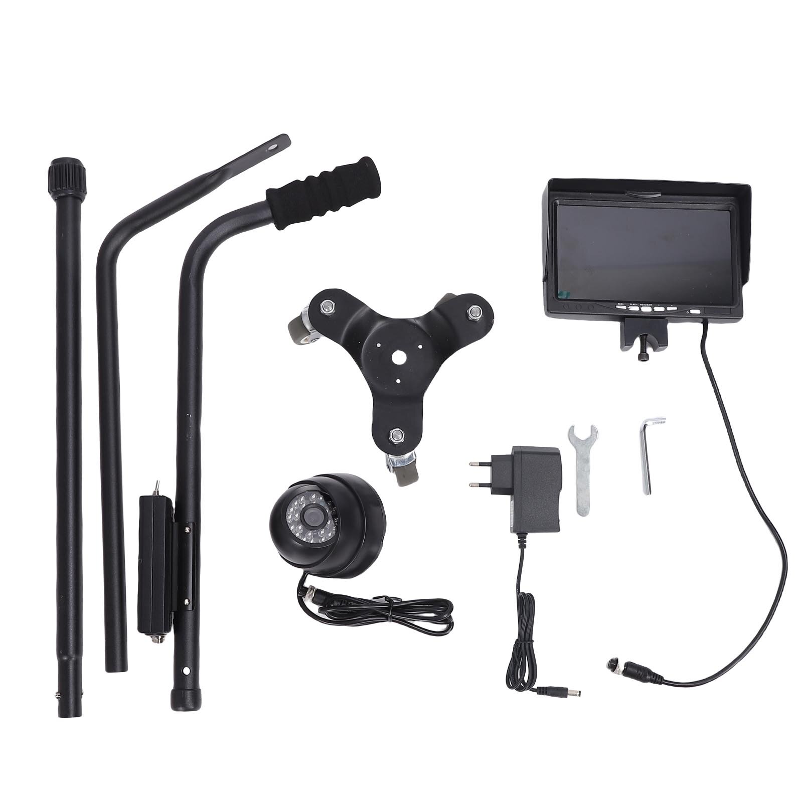 Камера для осмотра авто на колесах, телескопическая, 16GB, EU-вилка