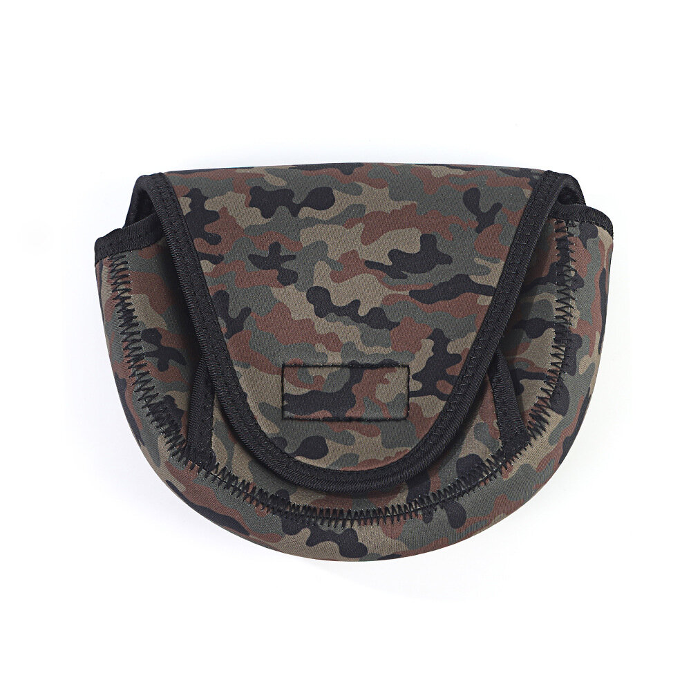 Сумка для хранения рыболовных катушек, утолщённый защитный чехол для рыболовных катушек, разноцветная сумка для рыболовных катушек, рыболовные принадлежности, камуфляж для барабанных катушек.