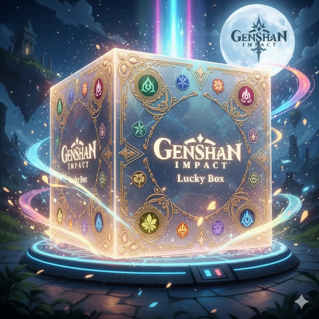 Genshin Impact Lucky Box, big figure