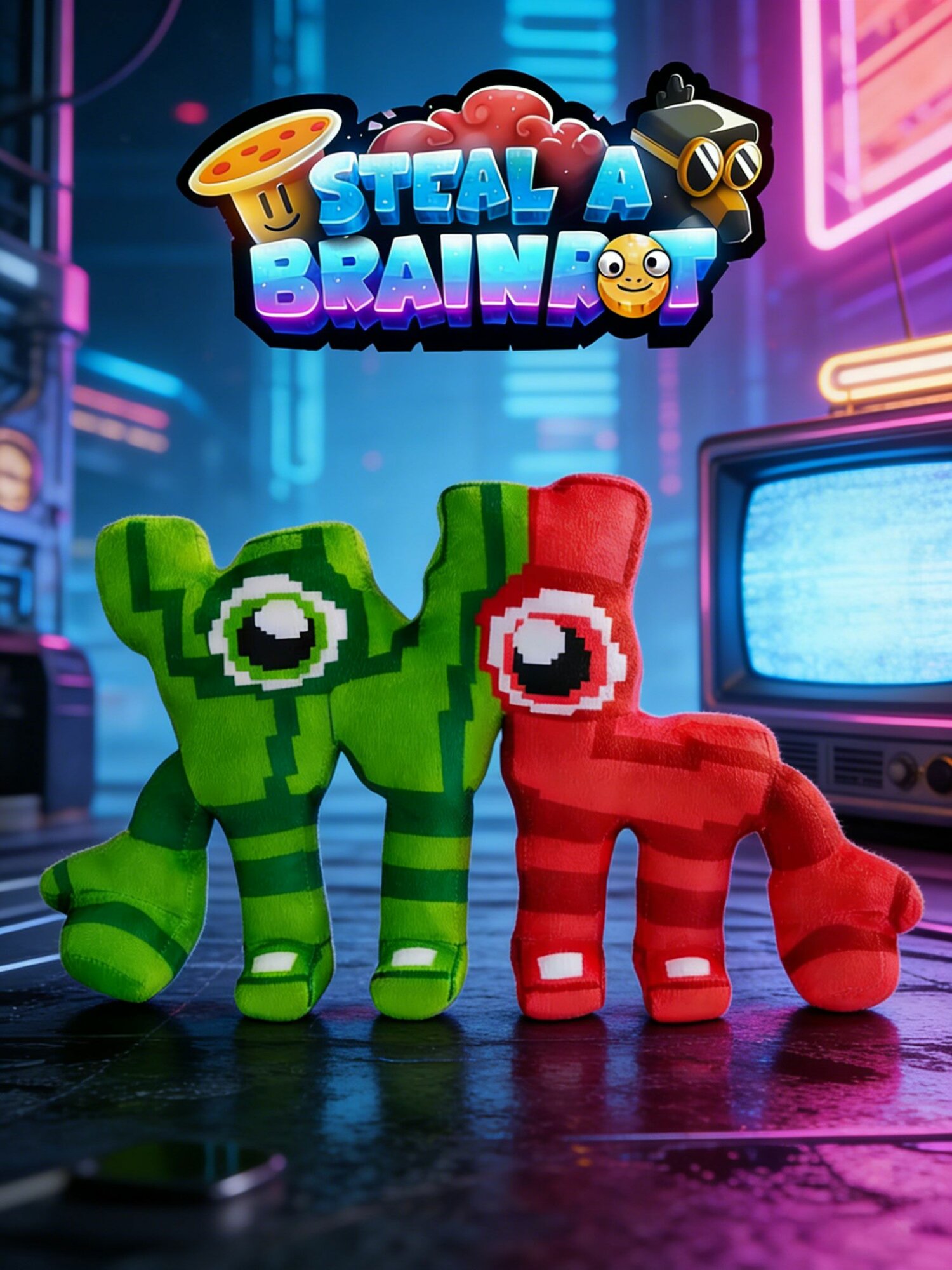 Плюшевые игрушки Steal a Brainrot