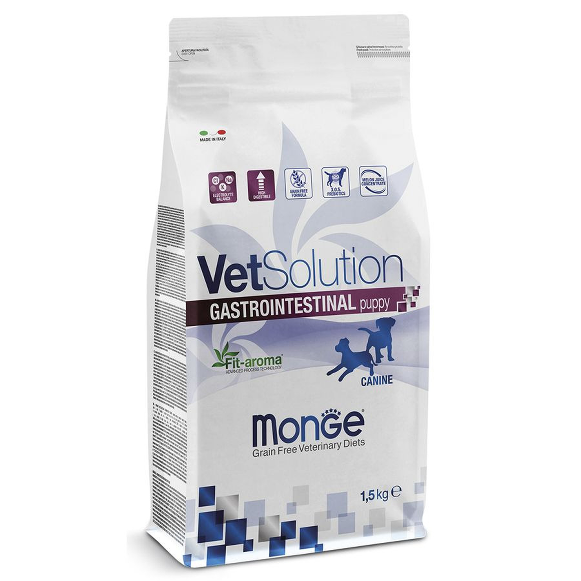 Сухой полнорационный корм для собак миниатюрных пород Monge Dog Monoprotein Extra Small с лососем и рисом, 800 г