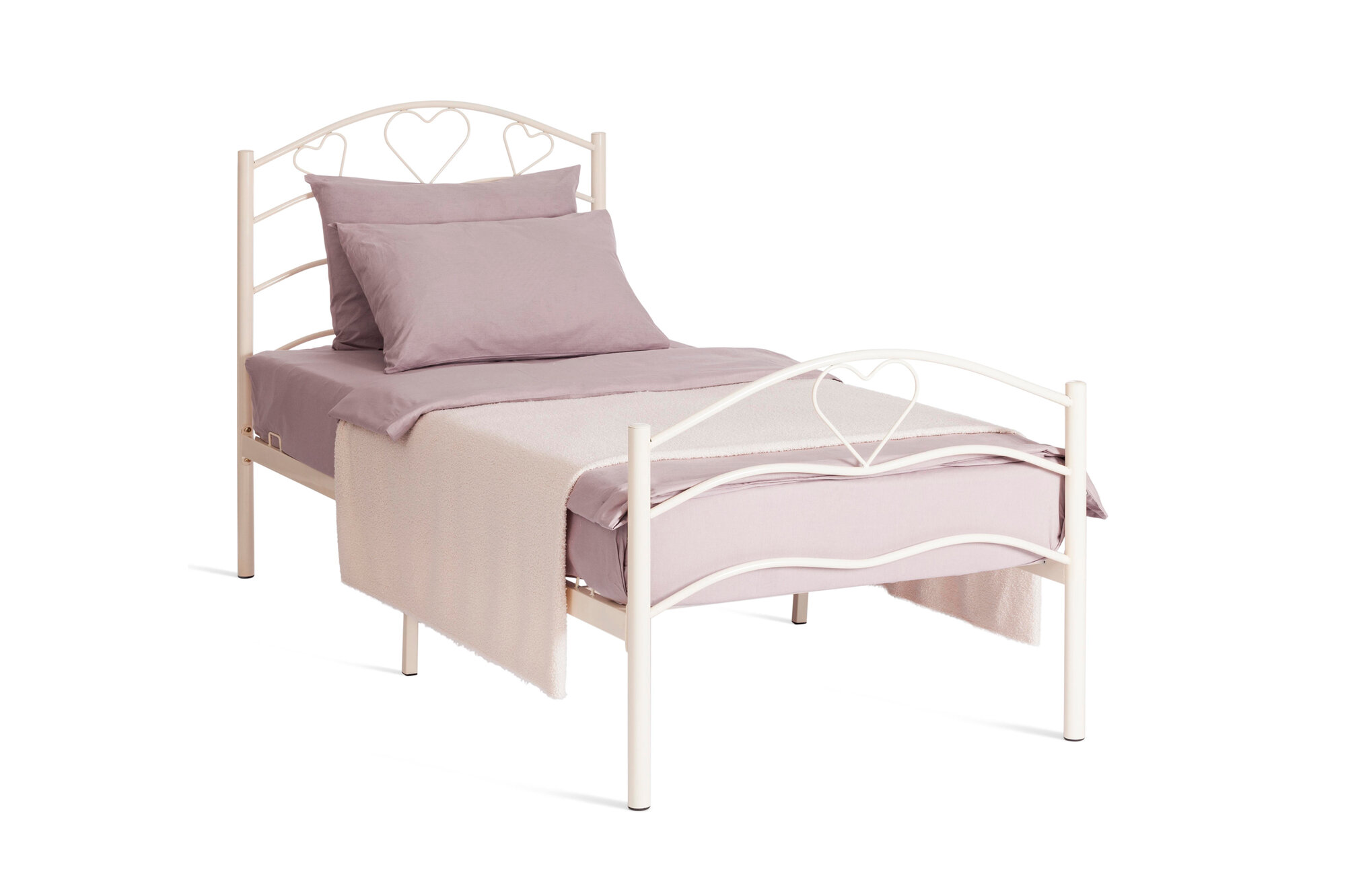 Кровать односпальная металлическая ROXIE, 90x200 см, TetChair