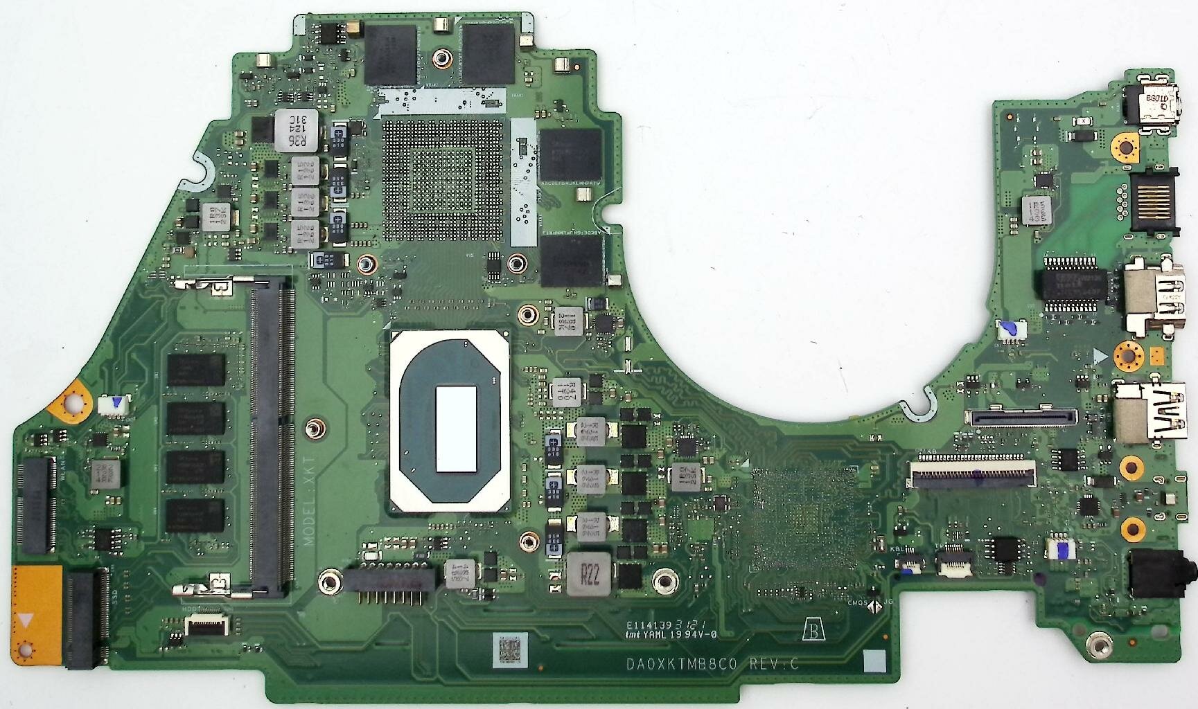 Материнская плата ASUS X571GT донор компонентов