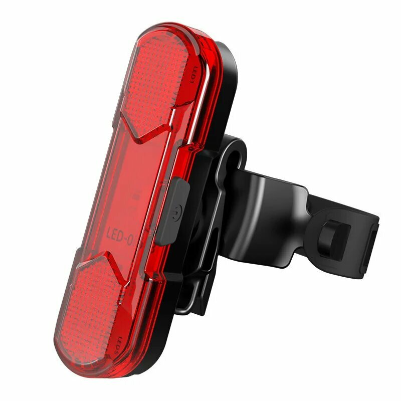 Merida USB-заряжаемый велосипедный задний фонарь высокой яркости для безопасного ночного катания Красный