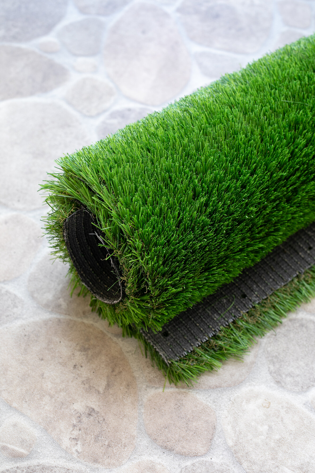 Трава искусственная зеленая ландшафтная 35 мм 1м*1м / искусственный газон в рулонах / рулонный газон