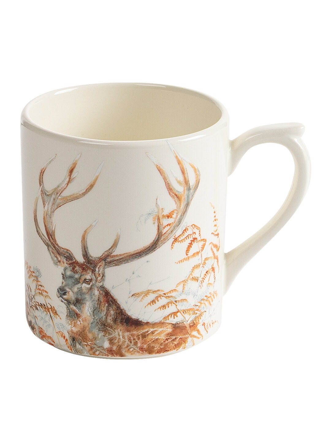 Кружка фаянсовая Gien Sologne, 255 мл, декор, глазурь, Франция