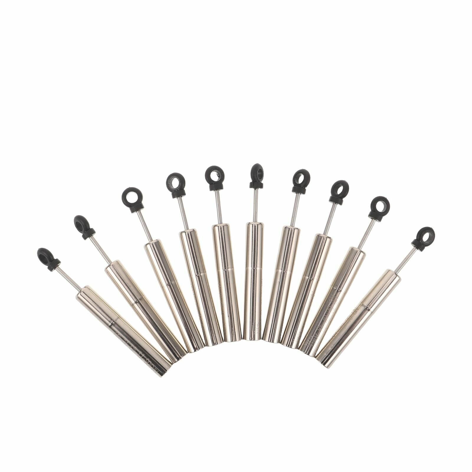 Тихие серебристые амортизаторы из холоднокатаной стали для шкафов и ящиков, 10 штук для домашней мебели