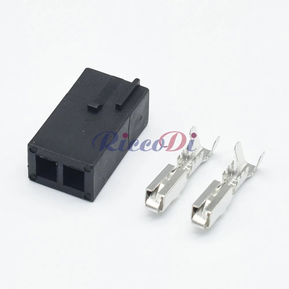 Разъем RiccoDi DJ70215-2.8-21, 2 контакта, Female Connector Set