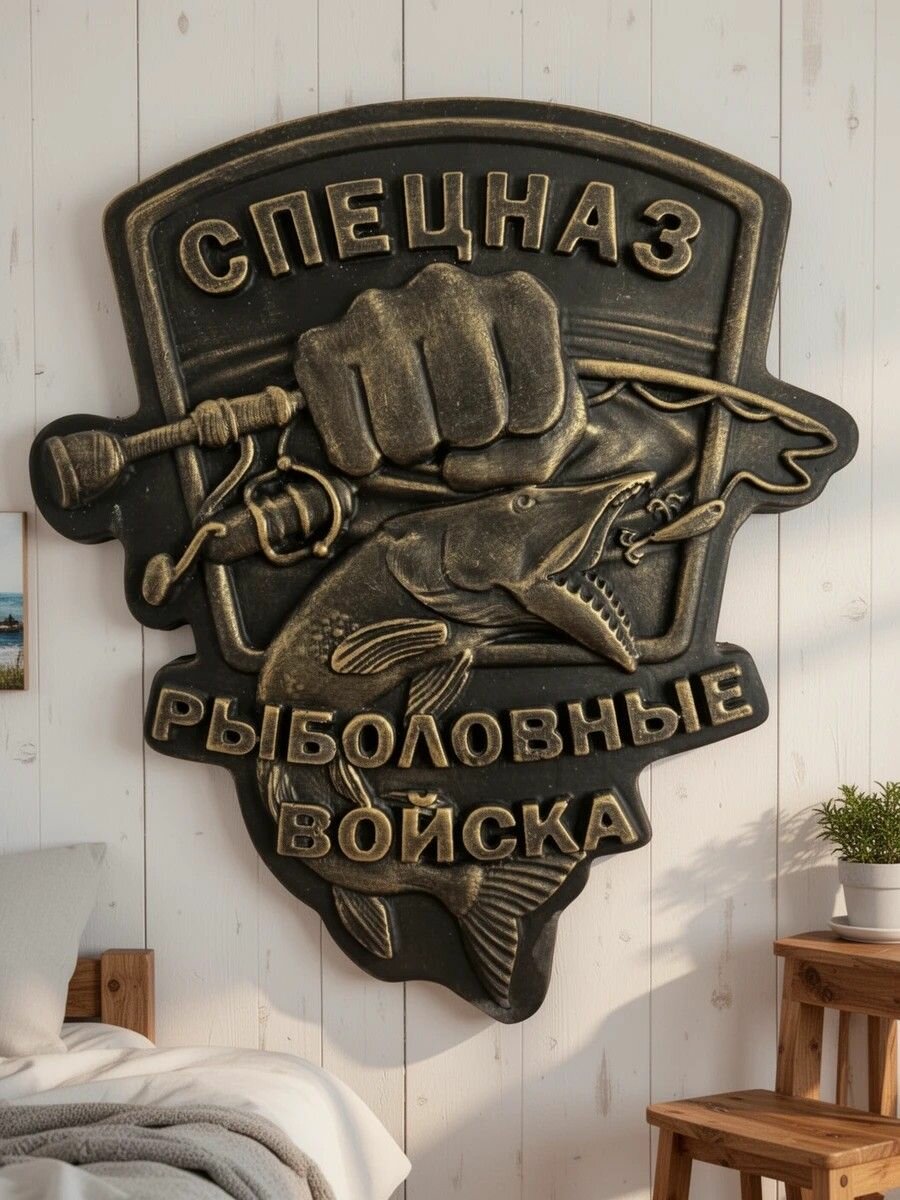 Панно на стену рыбаку