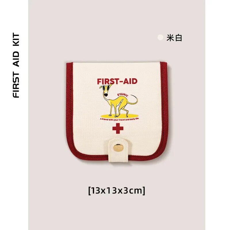 MOONBIFFY Портативная мини-сумка для лекарств Creamy-white