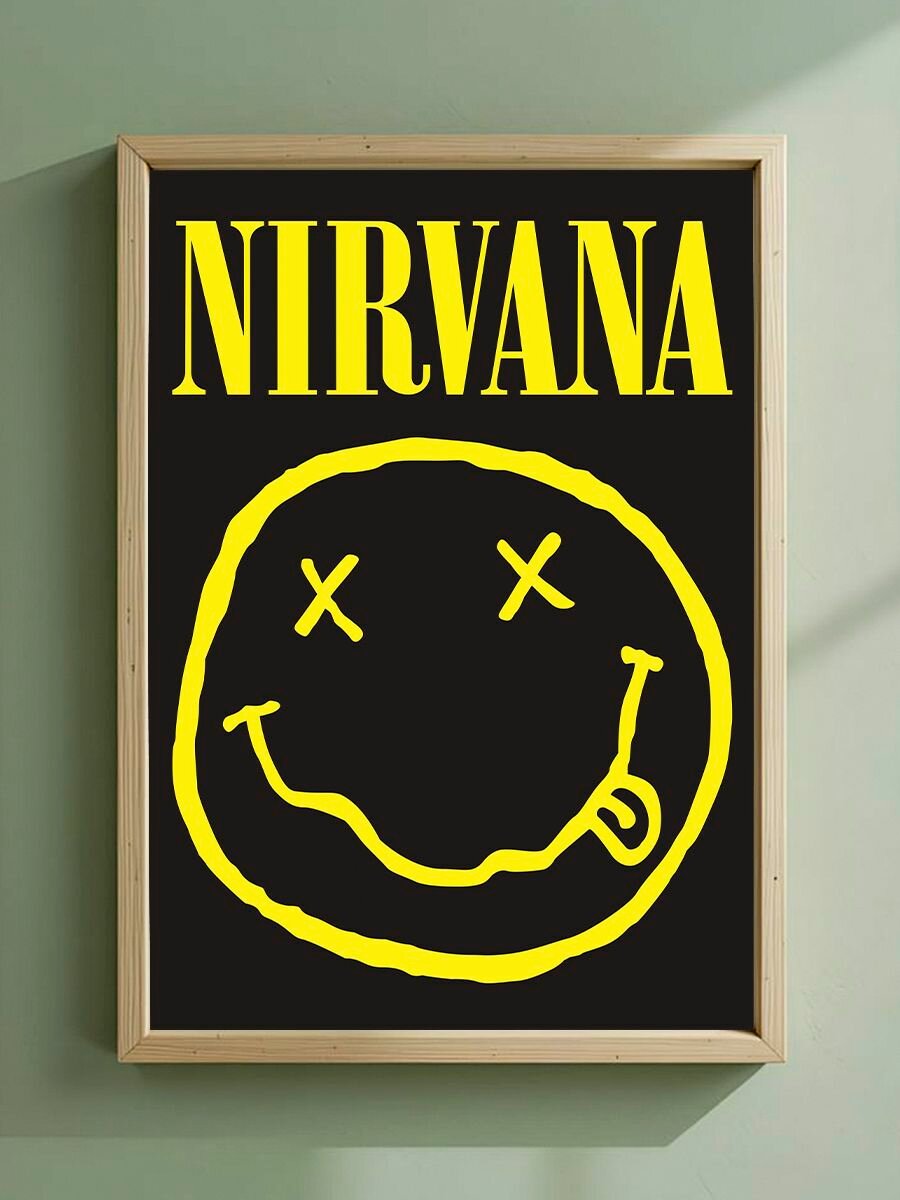Постер, плакат на стену Nirvana Курт Кобейн (А3)