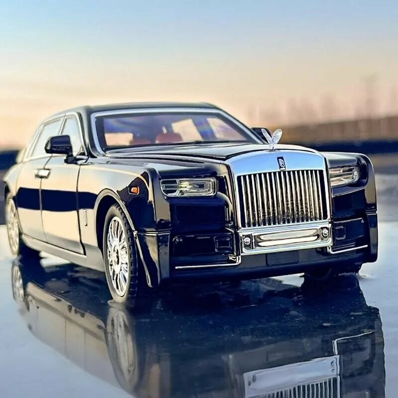 Коллекция автомобилей Роллс-Ройс Фантом,1:18 Rolls Royce Phantom роскошный автомобиль, предметы коллекционирования, модель сплава, со звуком и светом