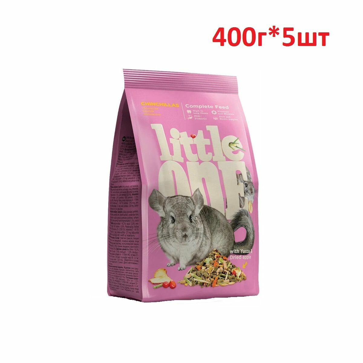 Little One Корм для шиншилл 400г (5 штук)