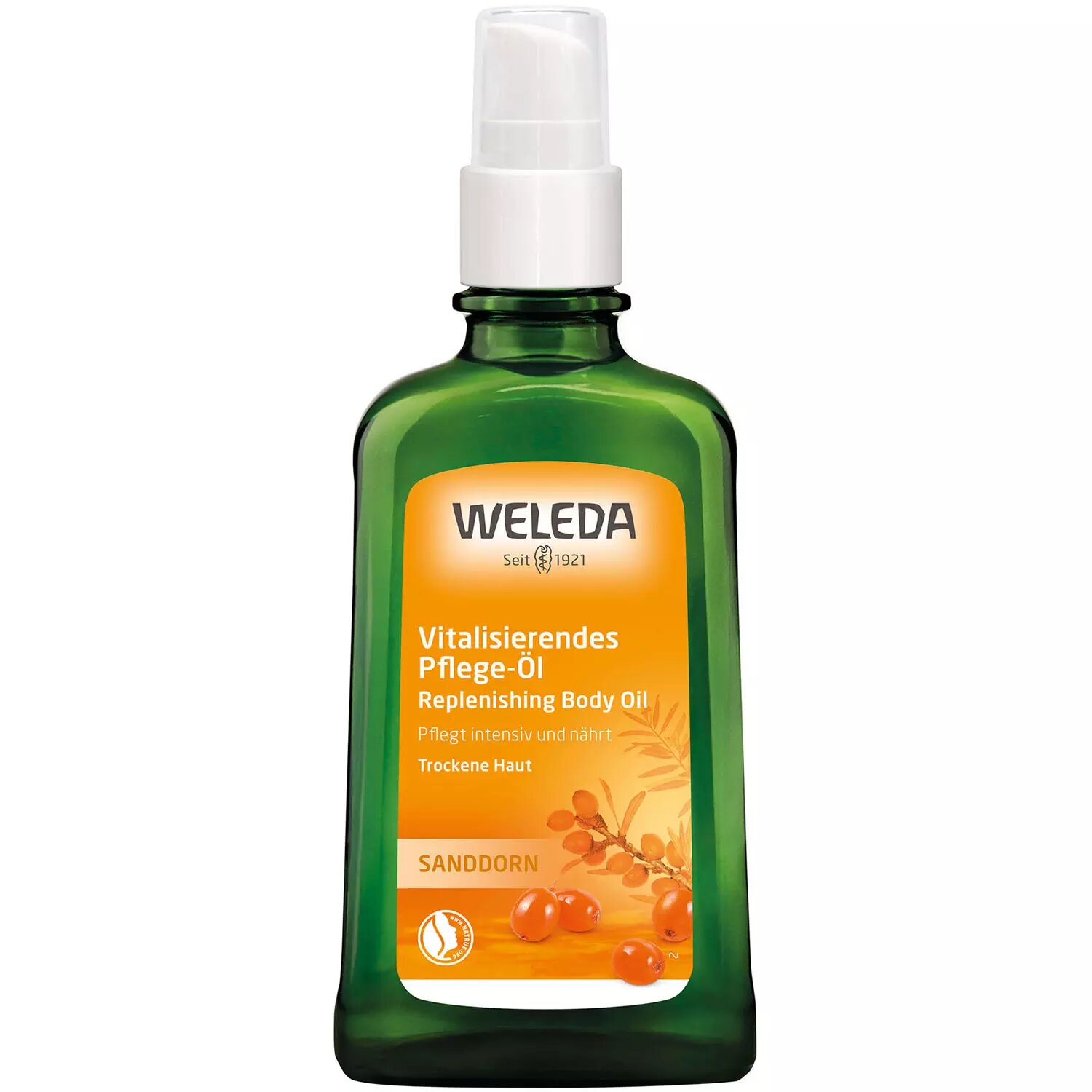 Weleda Облепиховая линия Р Облепиховое питательное масло для тела 100 мл