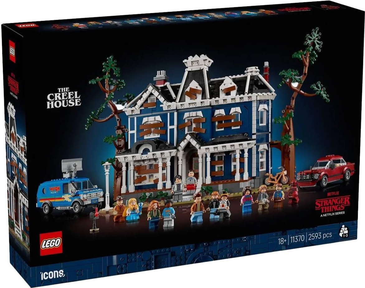 Конструктор LEGO Icons 11370 Очень странные дела: Дом Крилов, 2593 дет, 13 минифигурок. (The Creel House)