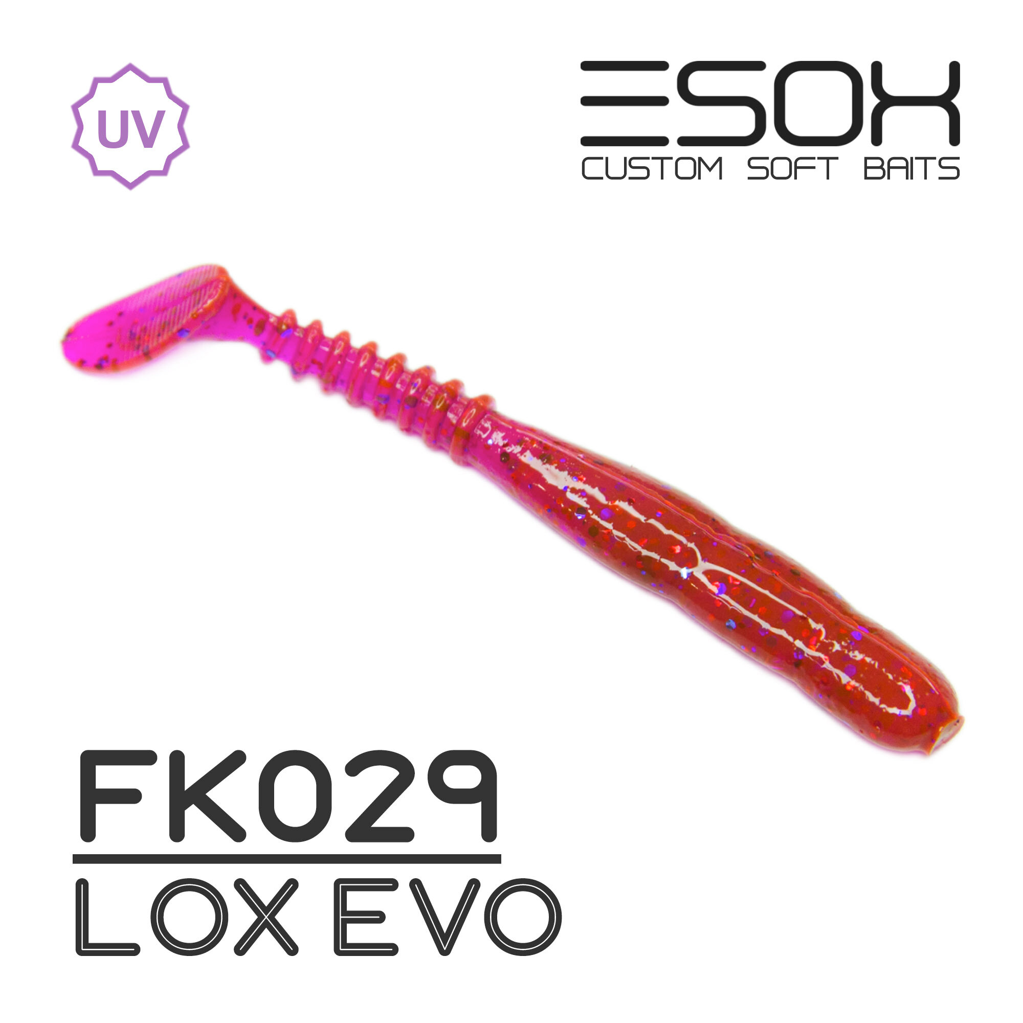 Мягкая приманка для рыбалки ESOX RockBabe Shad 2" (52мм) 10 шт