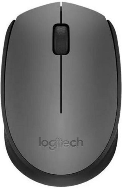 Мышь беспроводная Logitech M170 серый USB + радиоканал 910-004646