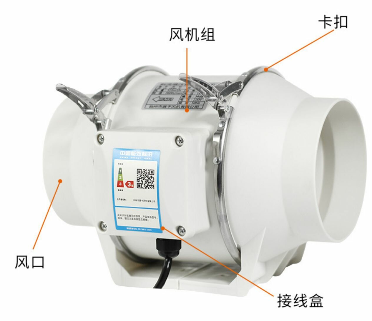 Канальный вентилятор 150 мм с плавной регулировкой скорости тихий 540 м3 час для вытяжки или притока проводной