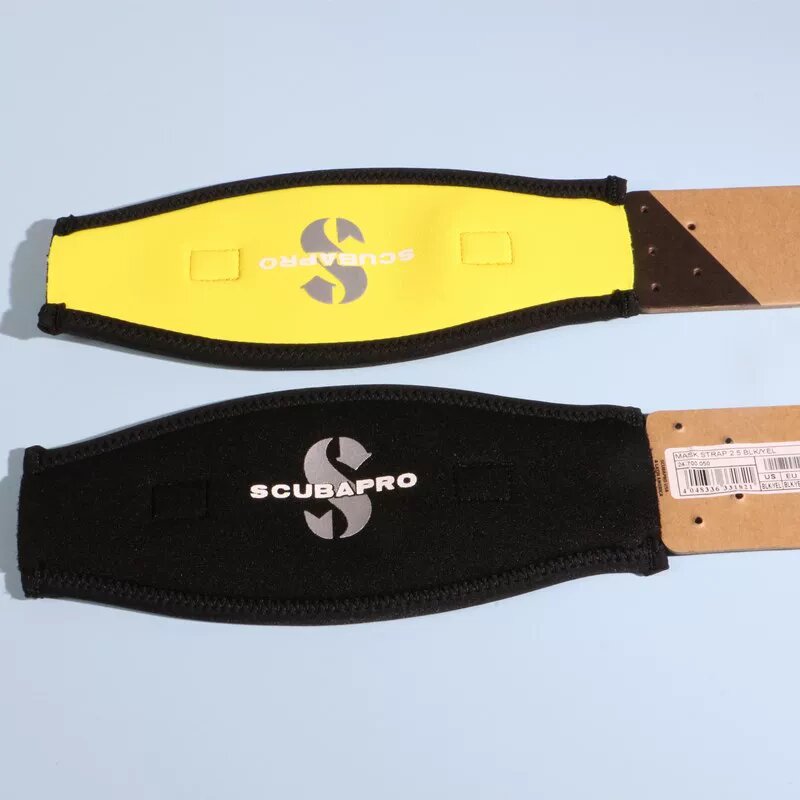 Защитный чехол для маски Scubapro - Черно-желтый, двусторонний, 1 шт. для дайвинга
