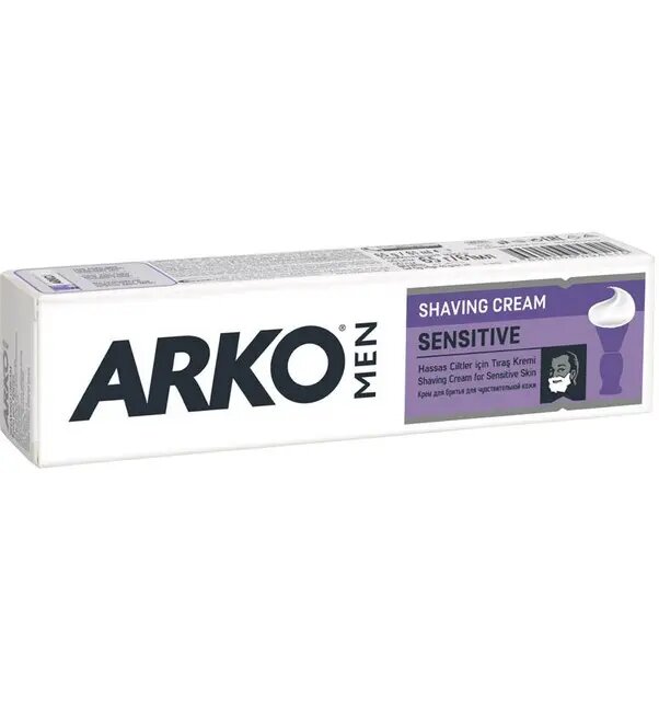 Крем Arko Men для бритья Sensitive, 65г