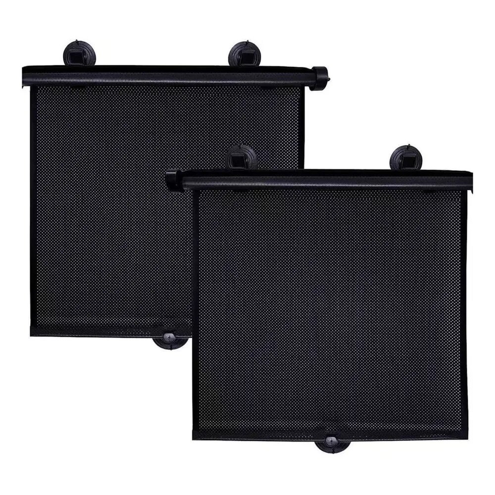 Выдвижной солнцезащитный козырек на боковое стекло автомобиля-50X50-черный черный