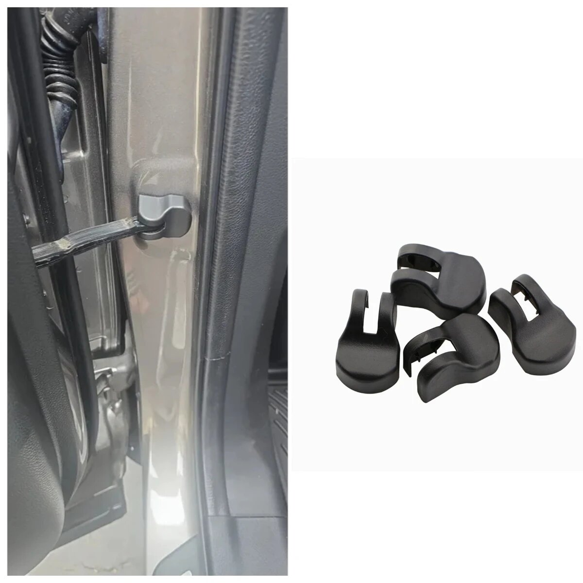 Комплект Из 4 Защитных Накладок На Кромки Дверей Для KIA RIO, CERATO, QUORIS, Optima, Sportage, K2, K3, K3S, K4, K5, KX3, KX5.