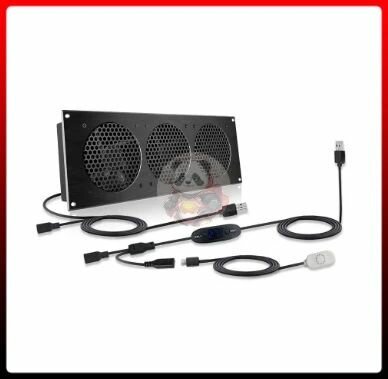 10-ступенчатая регулировка скорости + 18-дюймовый вентилятор для серверного шкафа + терморегулятор (регулируемый в диапазоне 0 60 C)