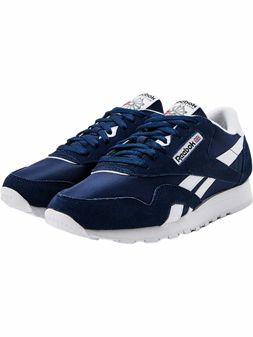 Кроссовки Reebok Classic Nylon, полнота F (EU)/ на среднюю стопу, размер 11,5 US, синий — фото 1
