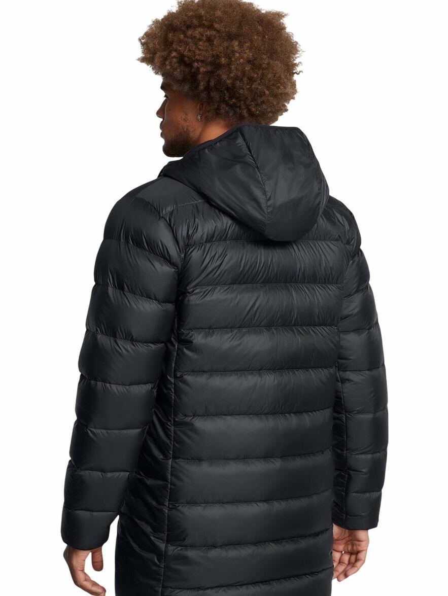 Куртка спортивная Under Armour LEGEND DOWN PARKA, размер XL, чёрный — фото 1