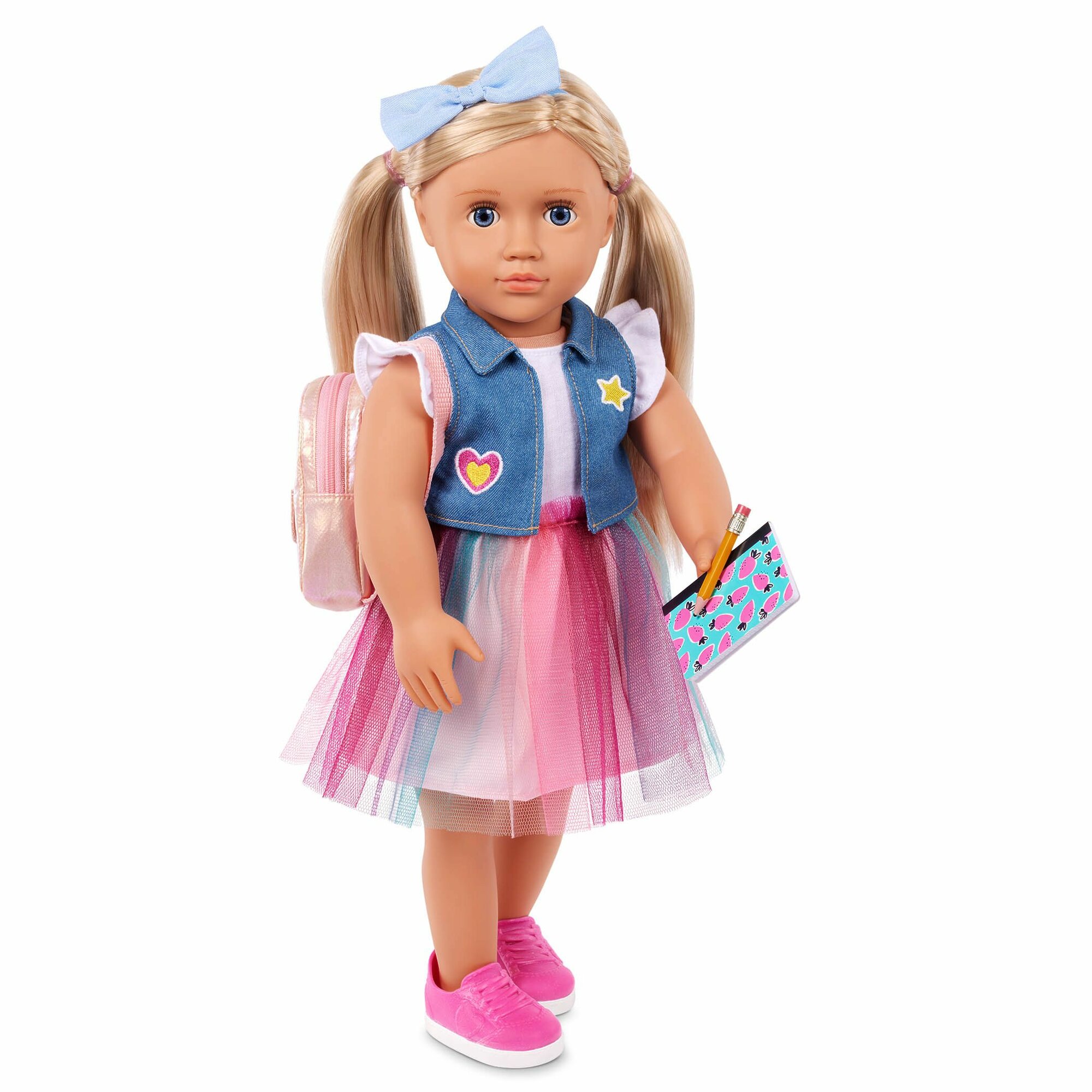 Кукла Our Generation - Кукла с мягким телом Evie/Эви школьница, 46 см. - BD31558Z