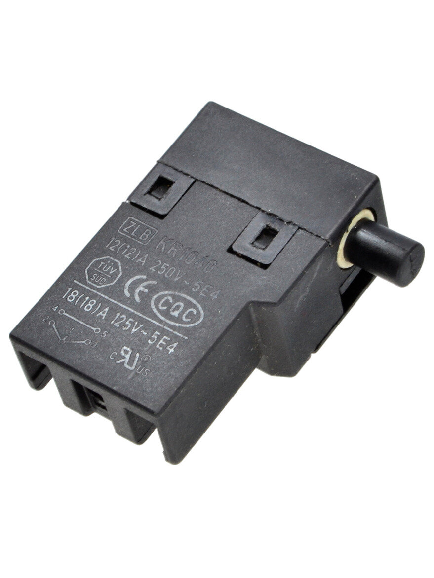 Выключатель KR1040 12A 250V для пилы торцовочной вихрь ПТ-255ПЛ (s/n JUF ~)