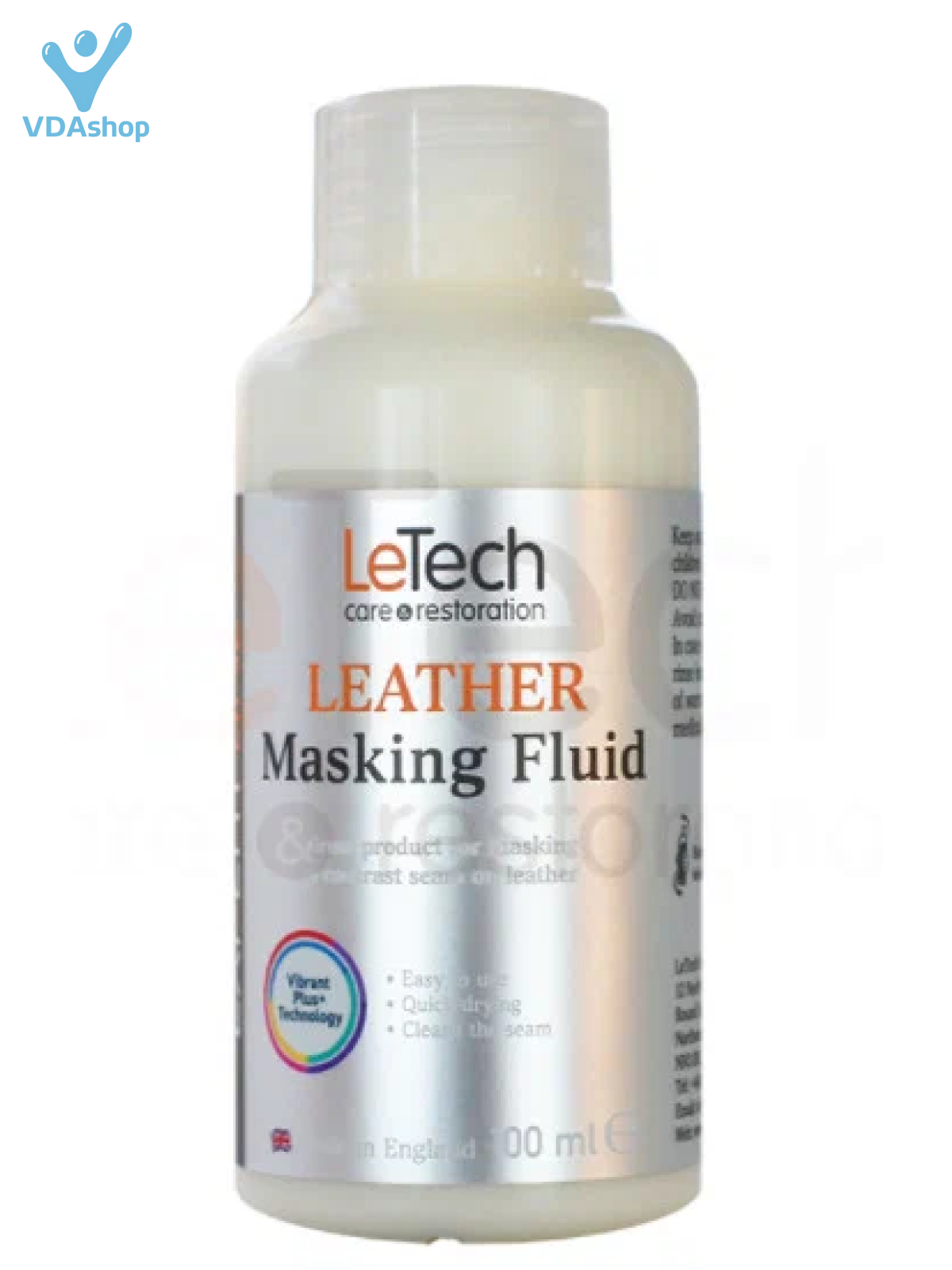 Очиститель-полироль LeTech Masking Fluid, для кожи, для маскировки швов