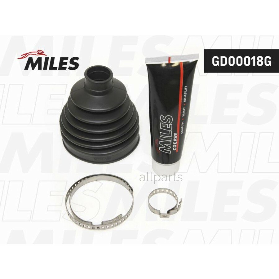 MILES GD00018G Пыльник шруса RENAULT DUSTER/FLUENCE/MEGANE III 1.4TCE-2.0 07- нар. (со смазкой)