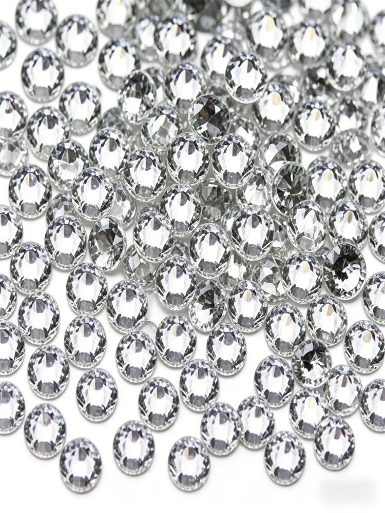 Cтразы для рукоделия 1.2-6.5 mm, 288/1440Шт, Холодный гелевый тип, Для изготовления одежды, обуви, сумок, чехлов для телефонов и декоративных элементов своими руками