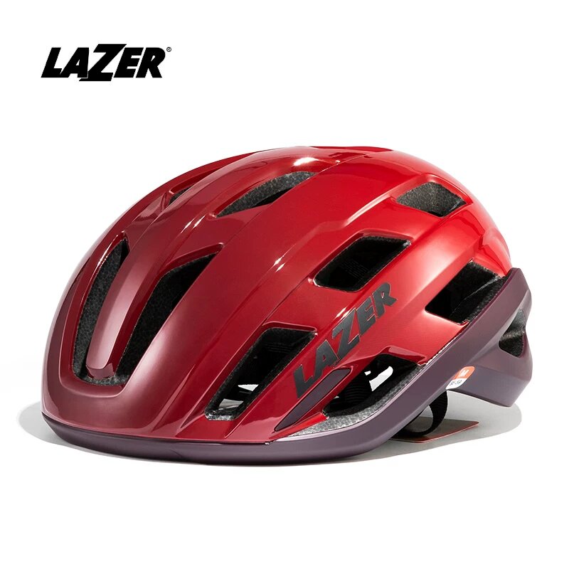 Шлем для велоспорта Lazer Strada KinetiCore, легкий, азиатская версия, размер L, ярко-красный цвет