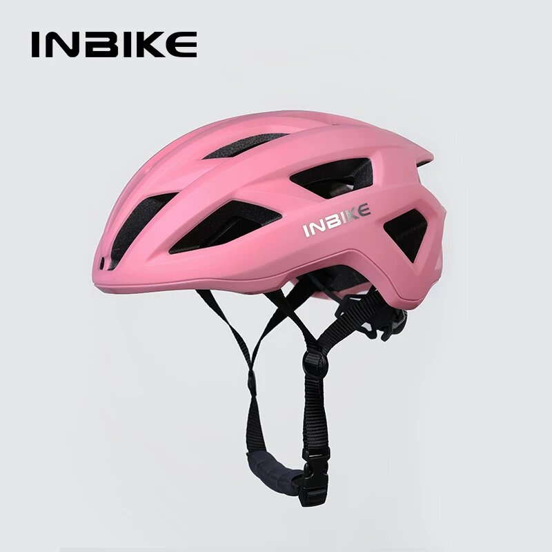 INBIKE Легкий дышащий велосипедный шлем розовый для дорожных и горных велосипедов безопасность для мужчин и женщин