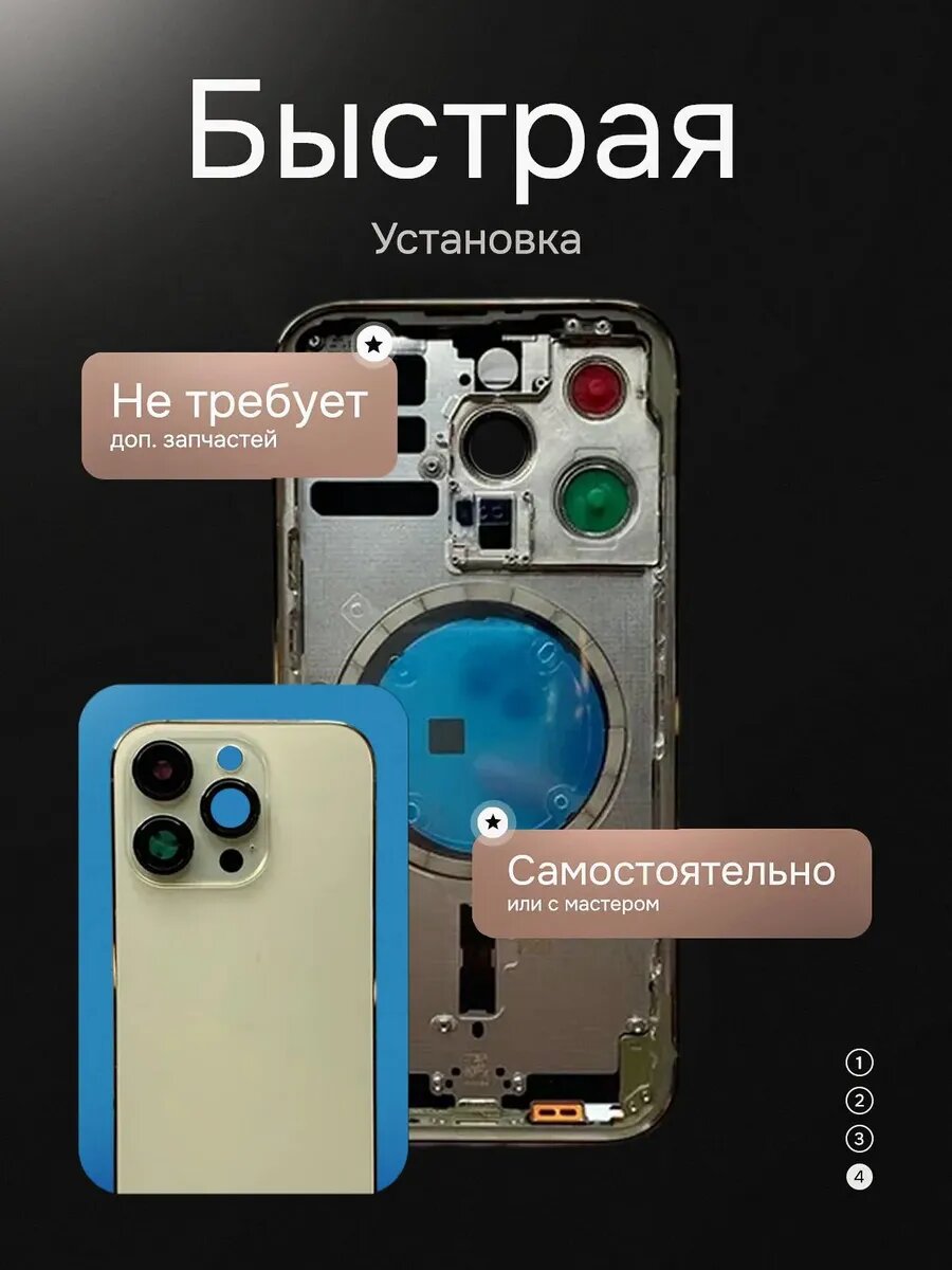 Корпус для iPhone 14 Pro + проклейки — фото 1