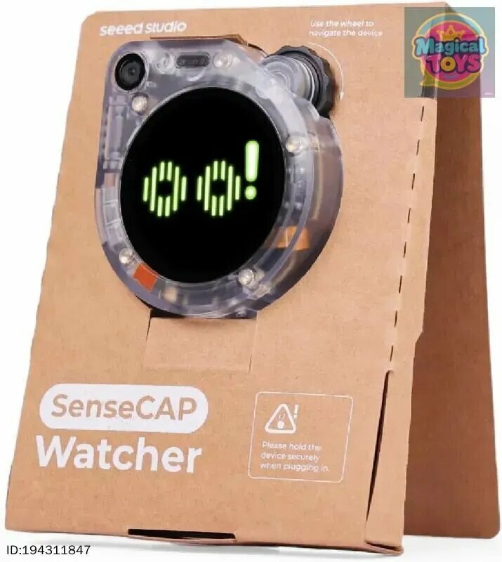 SenseCAP Watcher W1-A AI-агент с прозрачным корпусом, процессором ESP32S3, камерой, микрофоном, динамиком и голосовым управлением