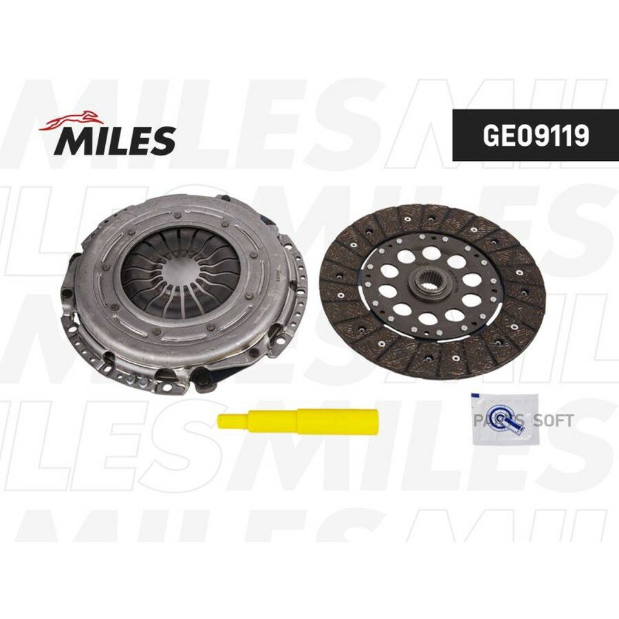 MILES GE09119 Сцепление к-т FORD FOCUS II/GLAXY II/S-MAX/VOLVO 1.8-2.0 04- ()