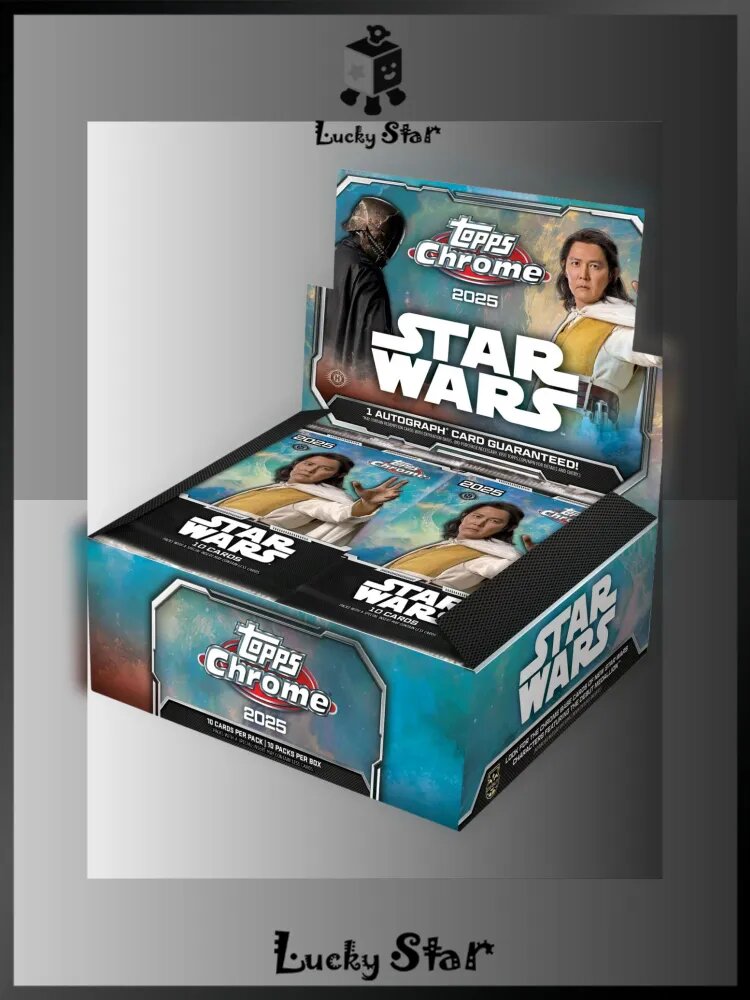 Карточка, Topps, 2025 Star Wars Chrome Hobby Box, звездные войны, Trading Card, Коллекционная карточка