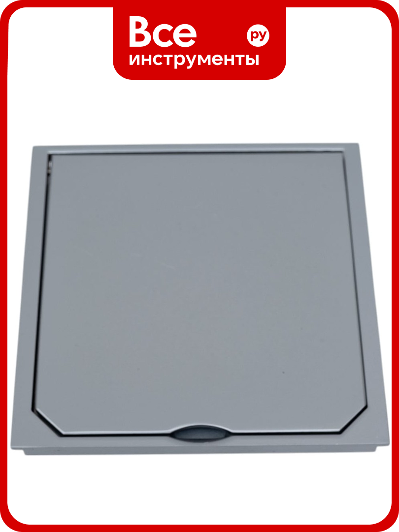 Металлическая крышка ABL, нержавеющая сталь, матовая, IP41 1632ESM, встраиваемый скрытый монтаж, серебристый оттенок