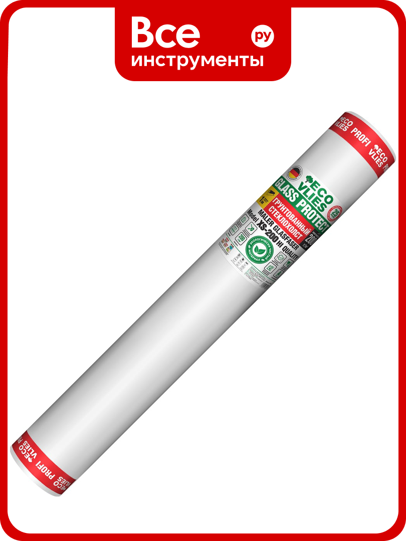 Малярный стеклохолст Ecovlies Glass Protect XS200 грунтованный "Паутинка"