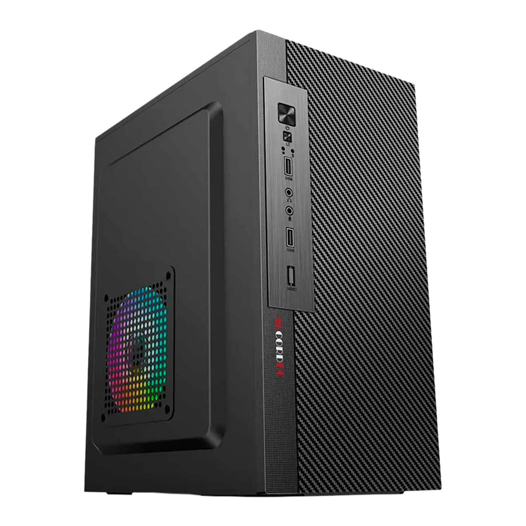 Корпус для компьютера ACCORD ACC-2053 V2, mATX, без БП, черный